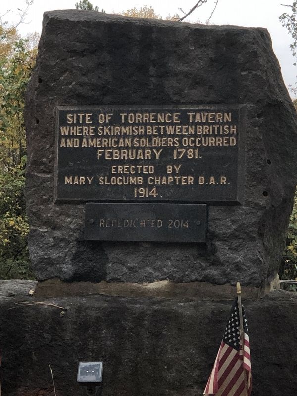 Site of Torrence Tavern Historical Marker