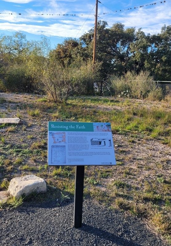 Resisting the Faith Historical Marker
