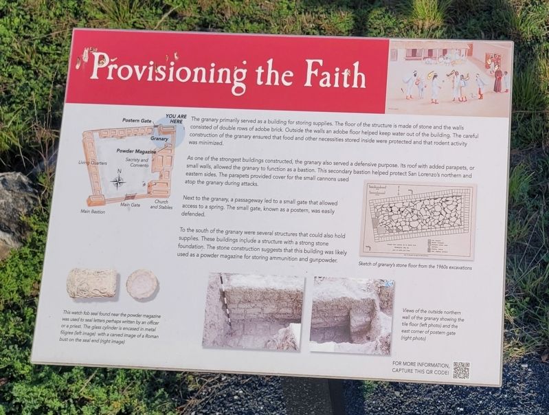 Provisioning the Faith Historical Marker