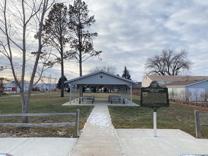 Lyons High School Historical Marker