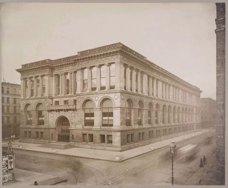 The Chicago Public Library Cultural Center Historical Marker