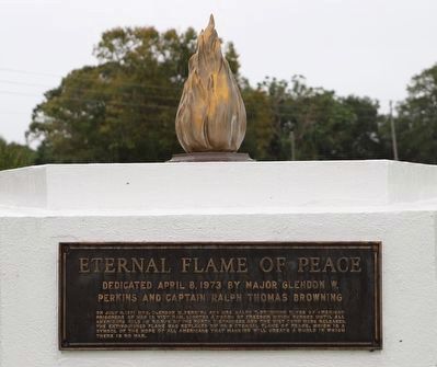 Eternal Flame of Peace Historical Marker