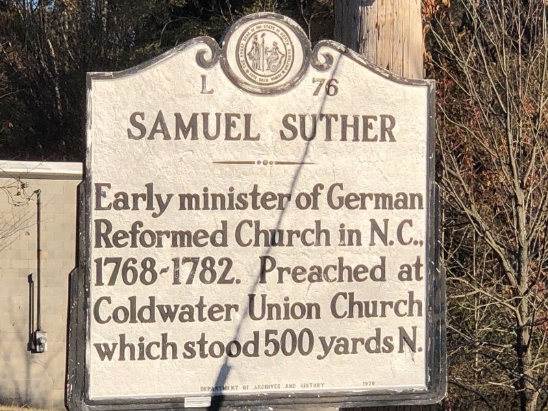 Samuel Suther Historical Marker
