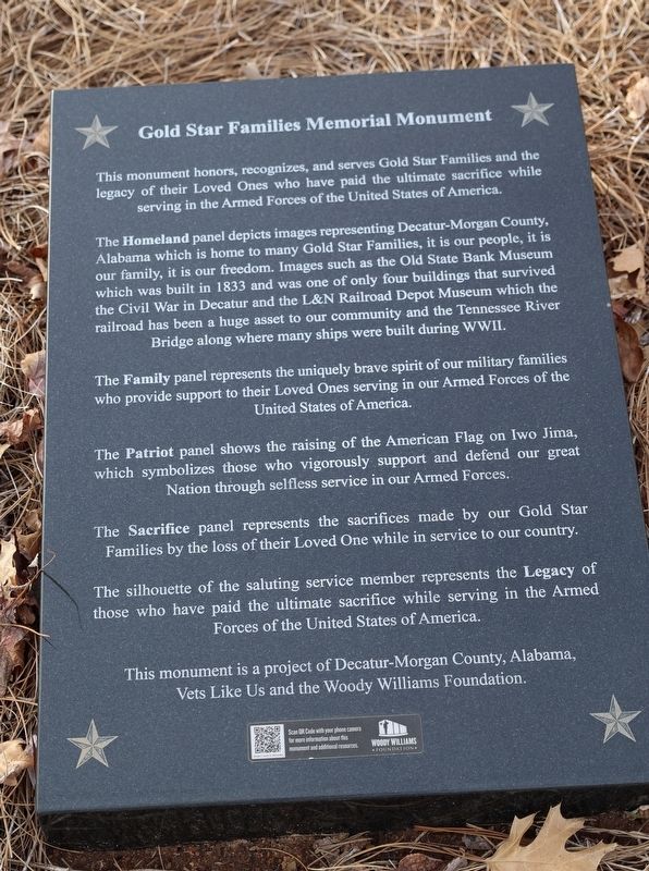Gold Star Families Memorial Monument Historical Marker