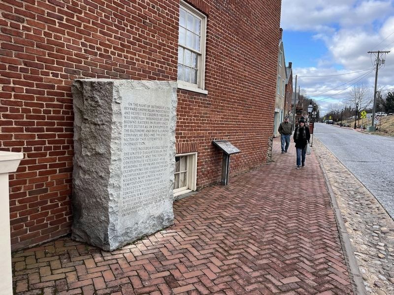 "I just had to speak out" Historical Marker