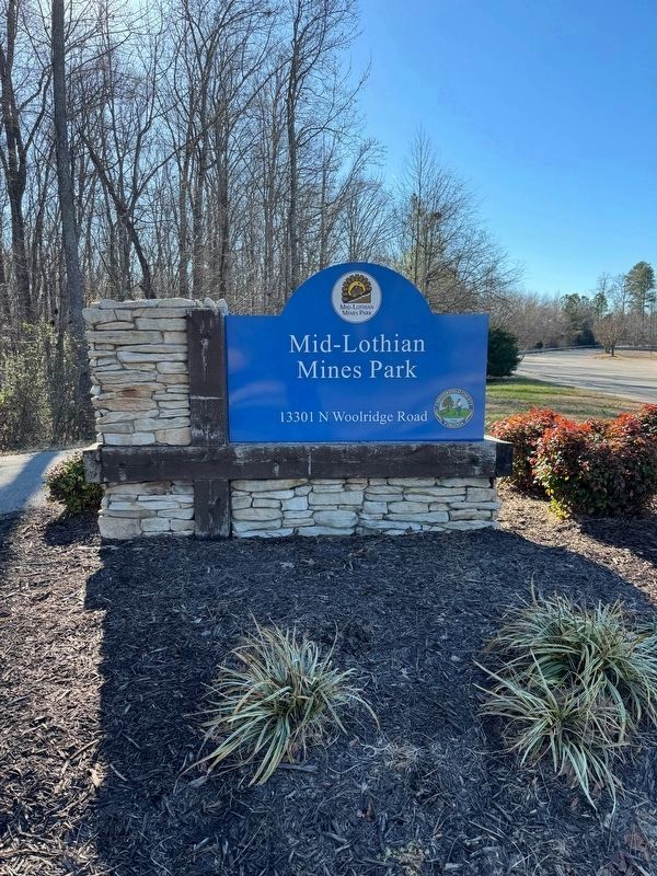 Mid-Lothian Mines and Rail Roads Historical Marker