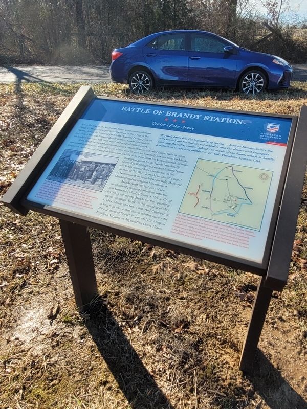 Battle of Brandy Station Historical Marker