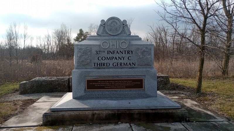 Ohio 37th Infantry Company C Third German, a War Memorial