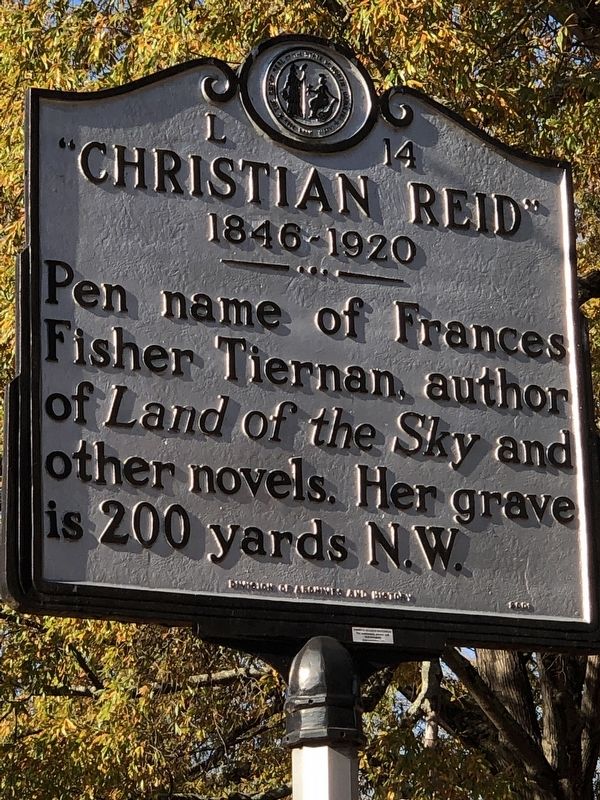 “Christian Reid” Historical Marker