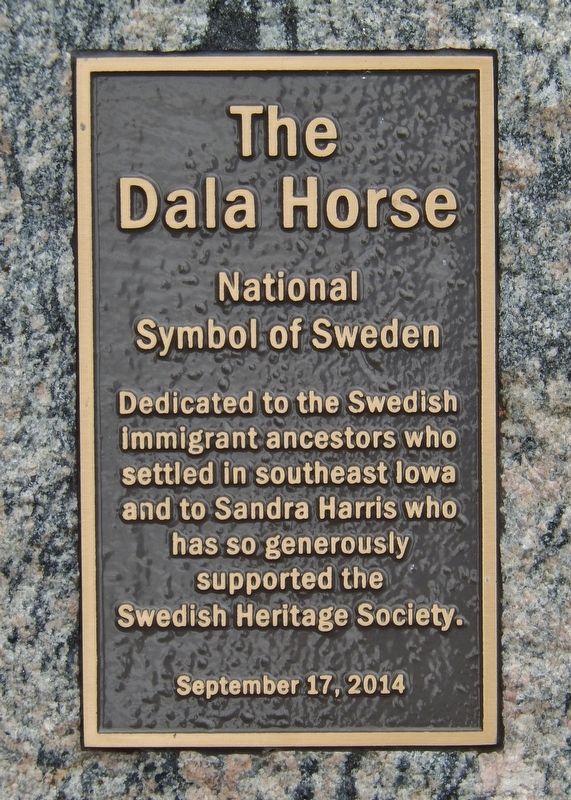 The Dala Horse Historical Marker