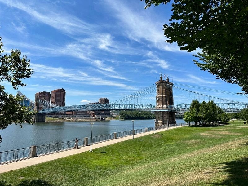 John A. Roebling Bridge Historical Marker