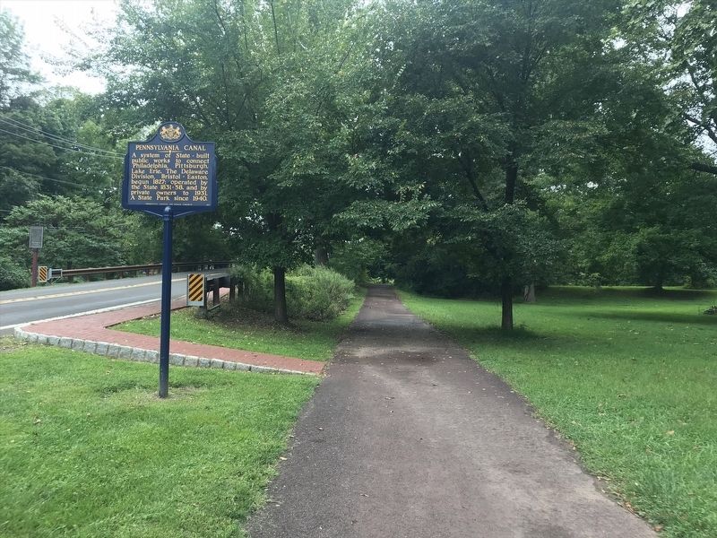Pennsylvania Canal Historical Marker