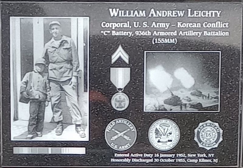 William Andrew Leichty, a War Memorial