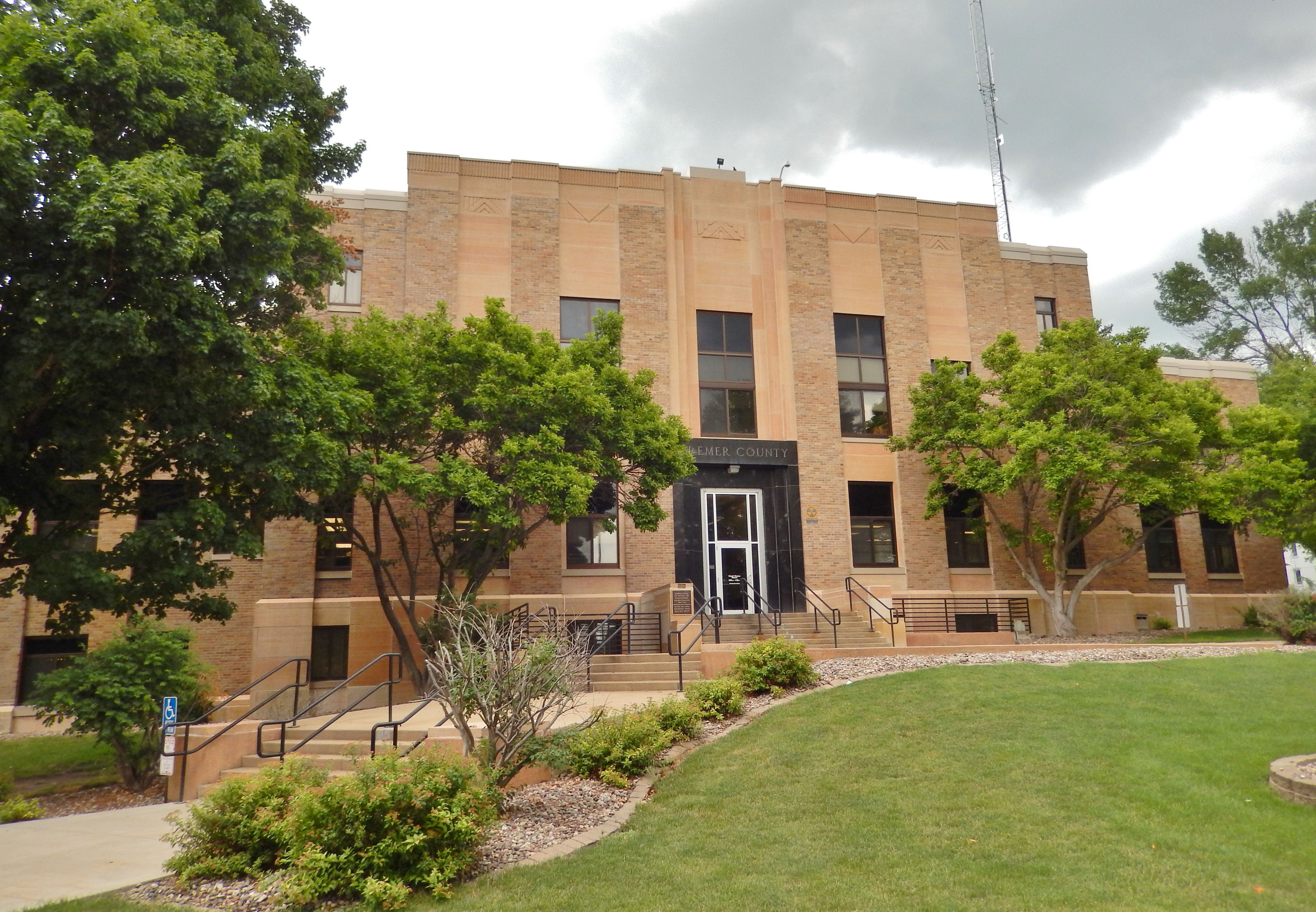 Photo: Bremer County Courthouse ( southwest elevation )