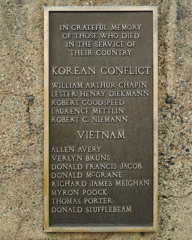 Bremer County Korean & Vietnam War Memorial, a War Memorial