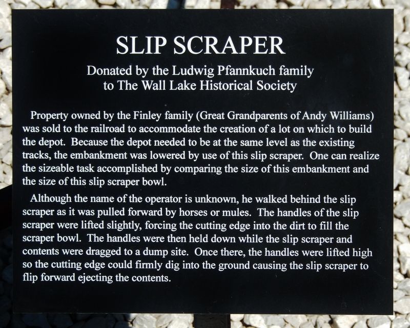 Slip Scraper Historical Marker