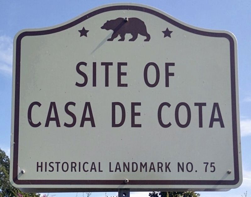 Casa de Cota Historical Marker