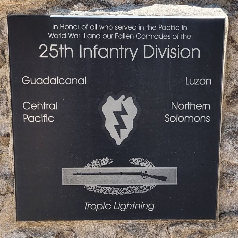 25th Infantry Division, a War Memorial