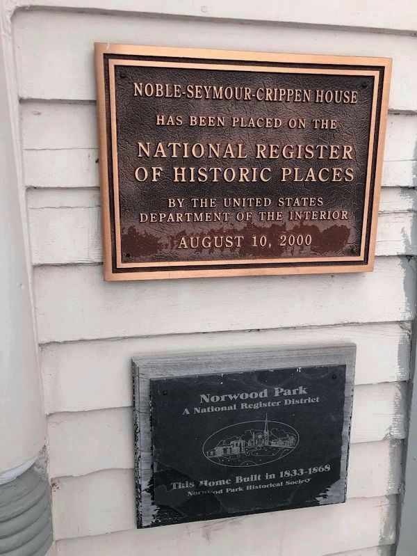 Noble-Seymour-Crippen House Historical Marker