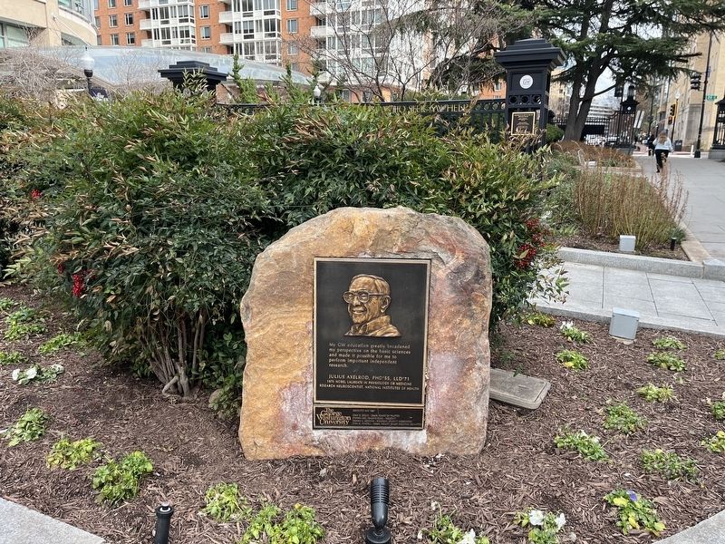 Julius Axelrod, PHD'55, LLD'71 Historical Marker