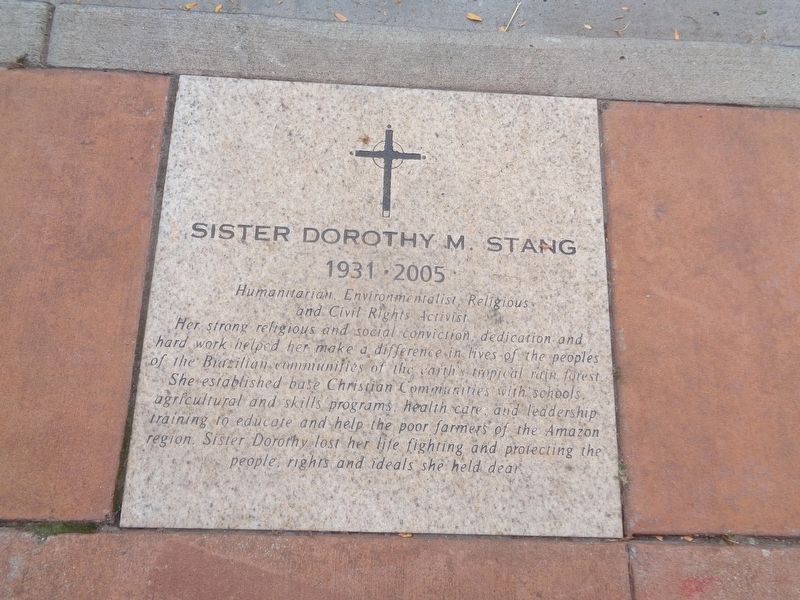 Sister Dorothy M. Stang Historical Marker