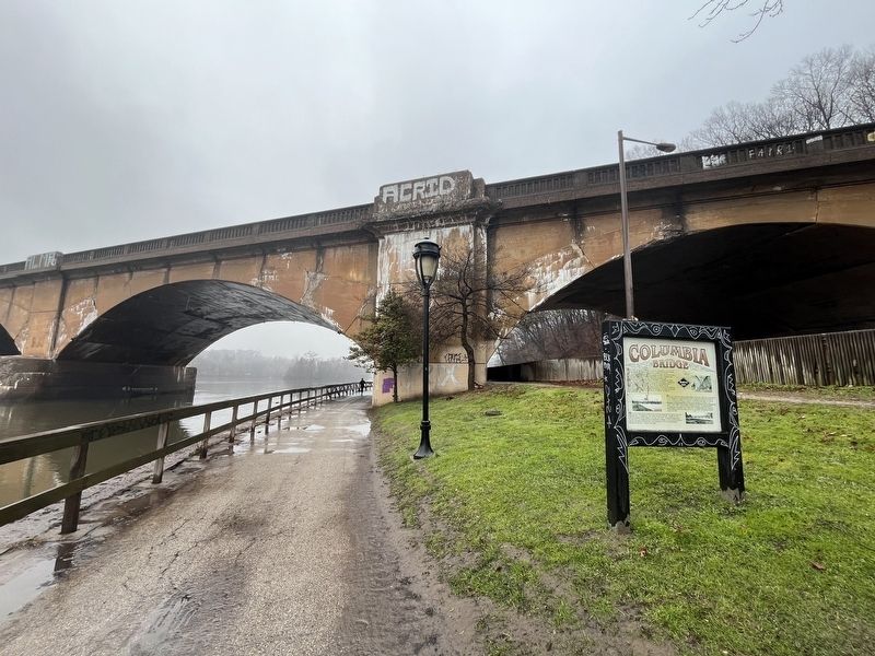 Columbia Bridge Historical Marker