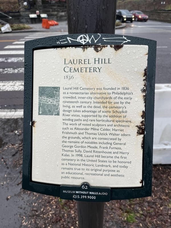 Laurel Hill Cemetery Historical Marker
