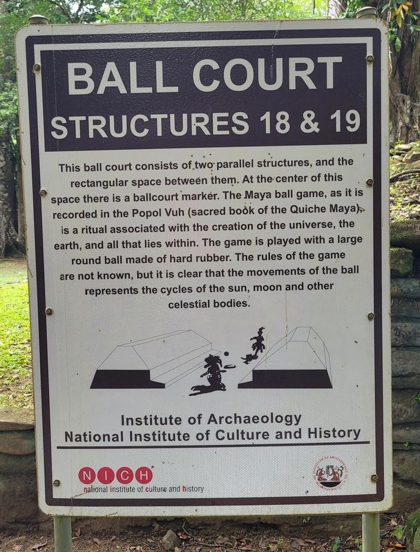 Ball Court Historical Marker