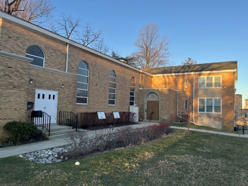 Shepherd Park Christian Church Stormwater Features Historical Marker