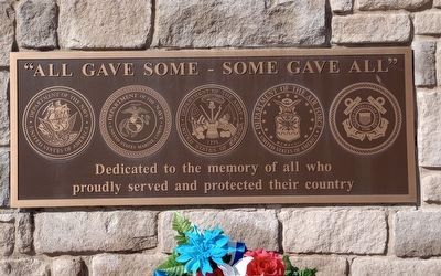 "All Gave Some - Some Gave All", a War Memorial