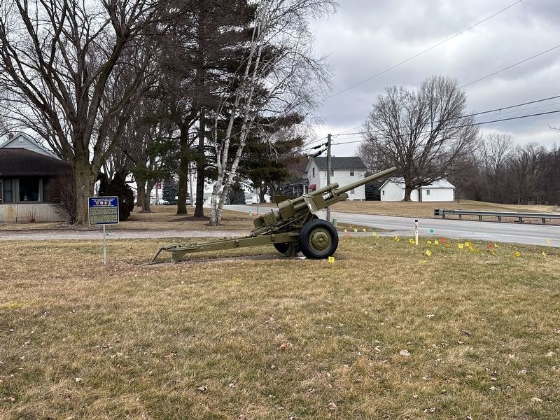 75 mm Field Gun M1897 on M2 Carriage Historical Marker