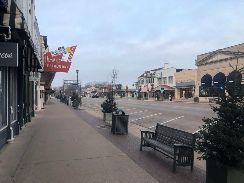 Main Street Historic District Historical Marker