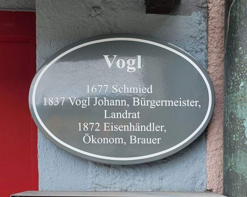 Vogl Historical Marker