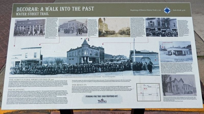 Decorah: A Walk into the Past Historical Marker