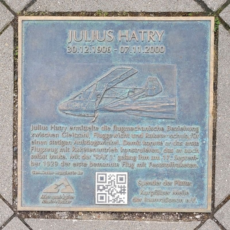 Julius Hatry Historical Marker
