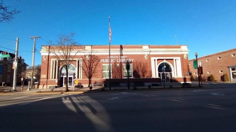 Harrison County Public Library Historical Marker