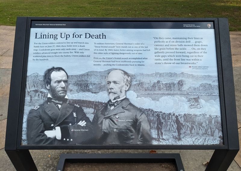 Lining Up for Death Historical Marker