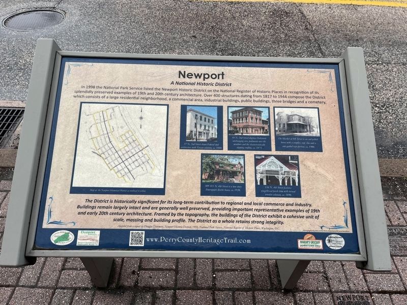 Newport Historical Marker