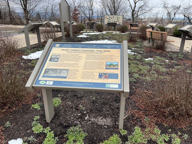 Most Visible Changes 1945-2020 Historical Marker