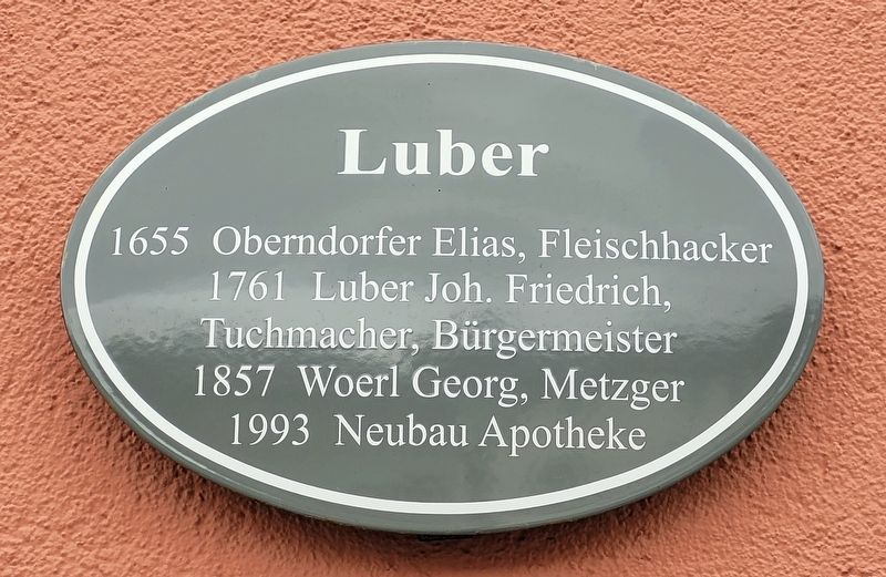 Luber Historical Marker