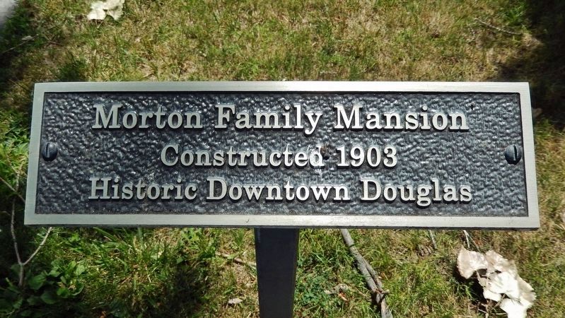 Morton Mansion Historical Marker