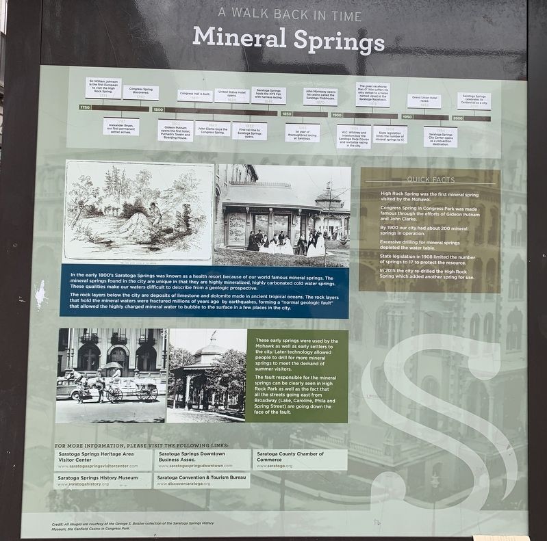 Mineral Springs Historical Marker