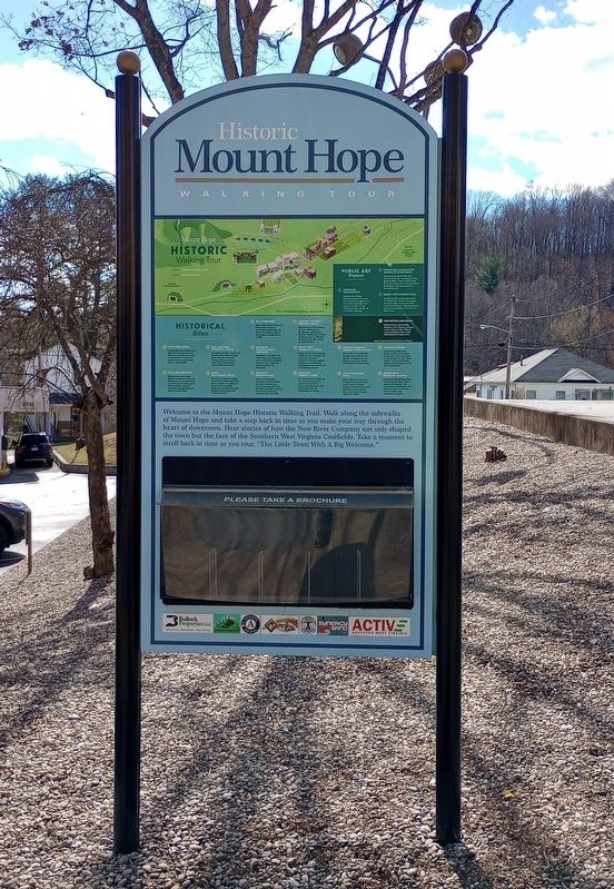 Historic Mount Hope Walking Tour Historical Marker