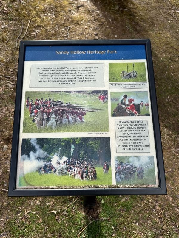Sandy Hollow Heritage Park Historical Marker