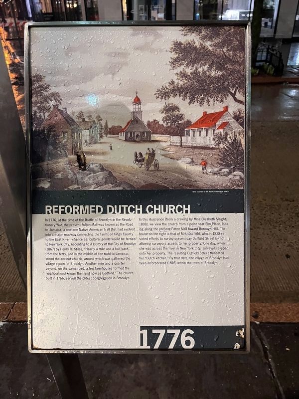 Reformed Dutch Church Historical Marker