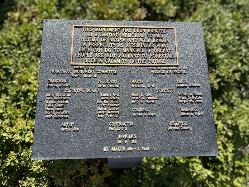 Holocaust Memorial Historical Marker