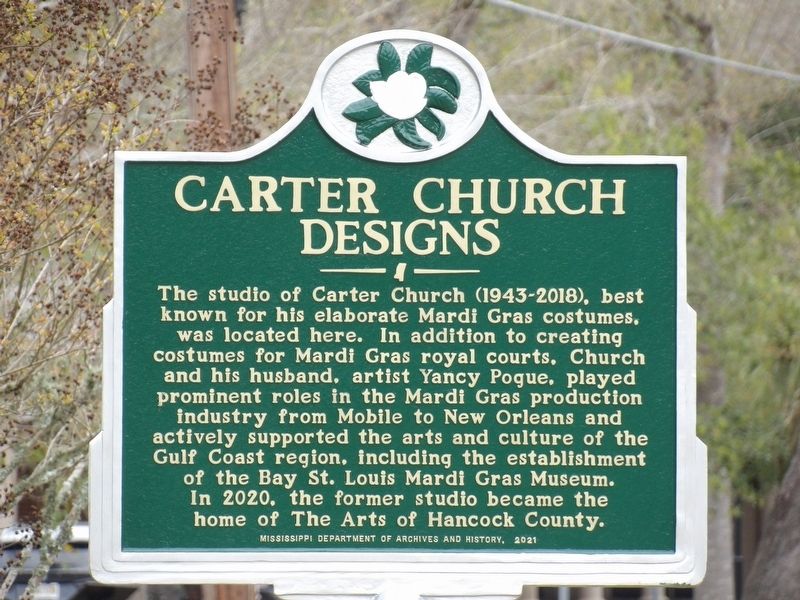 Carter Church Designs Historical Marker