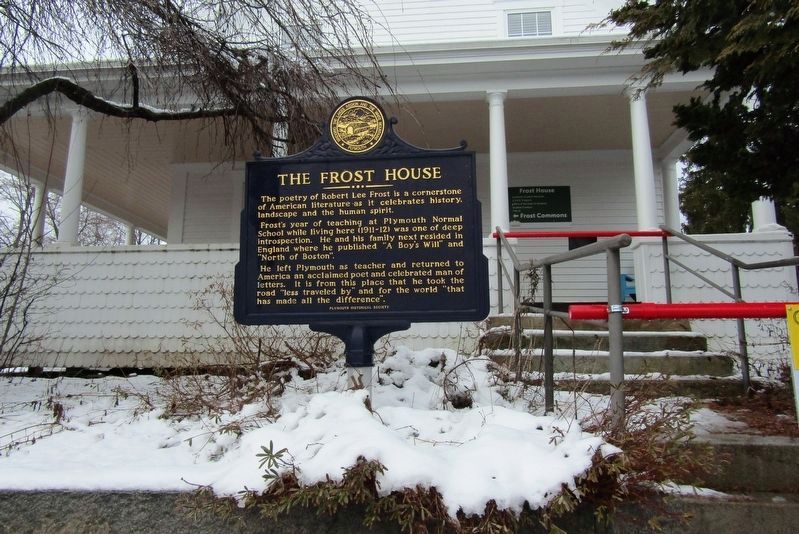 The Frost House Historical Marker