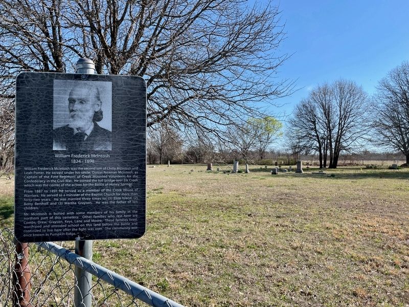 William Frederick McIntosh Historical Marker