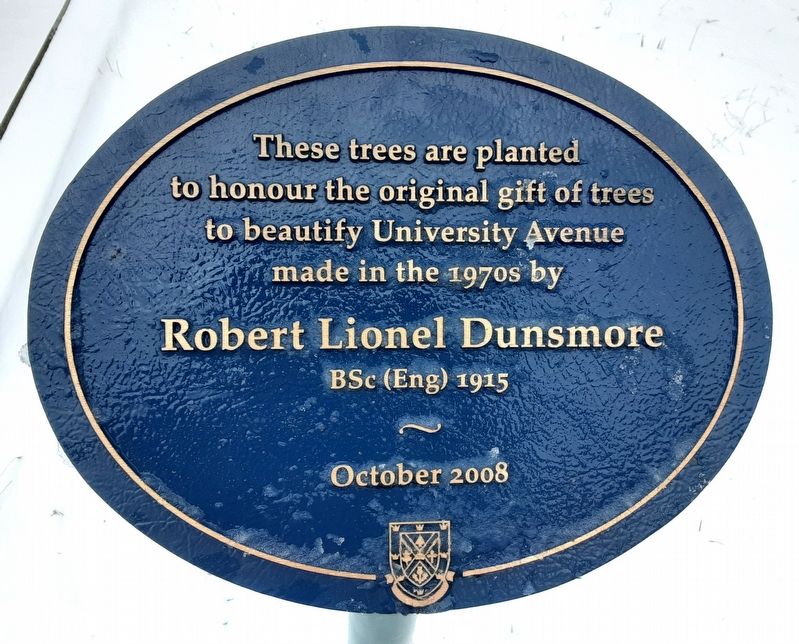University Avenue Beautification Historical Marker